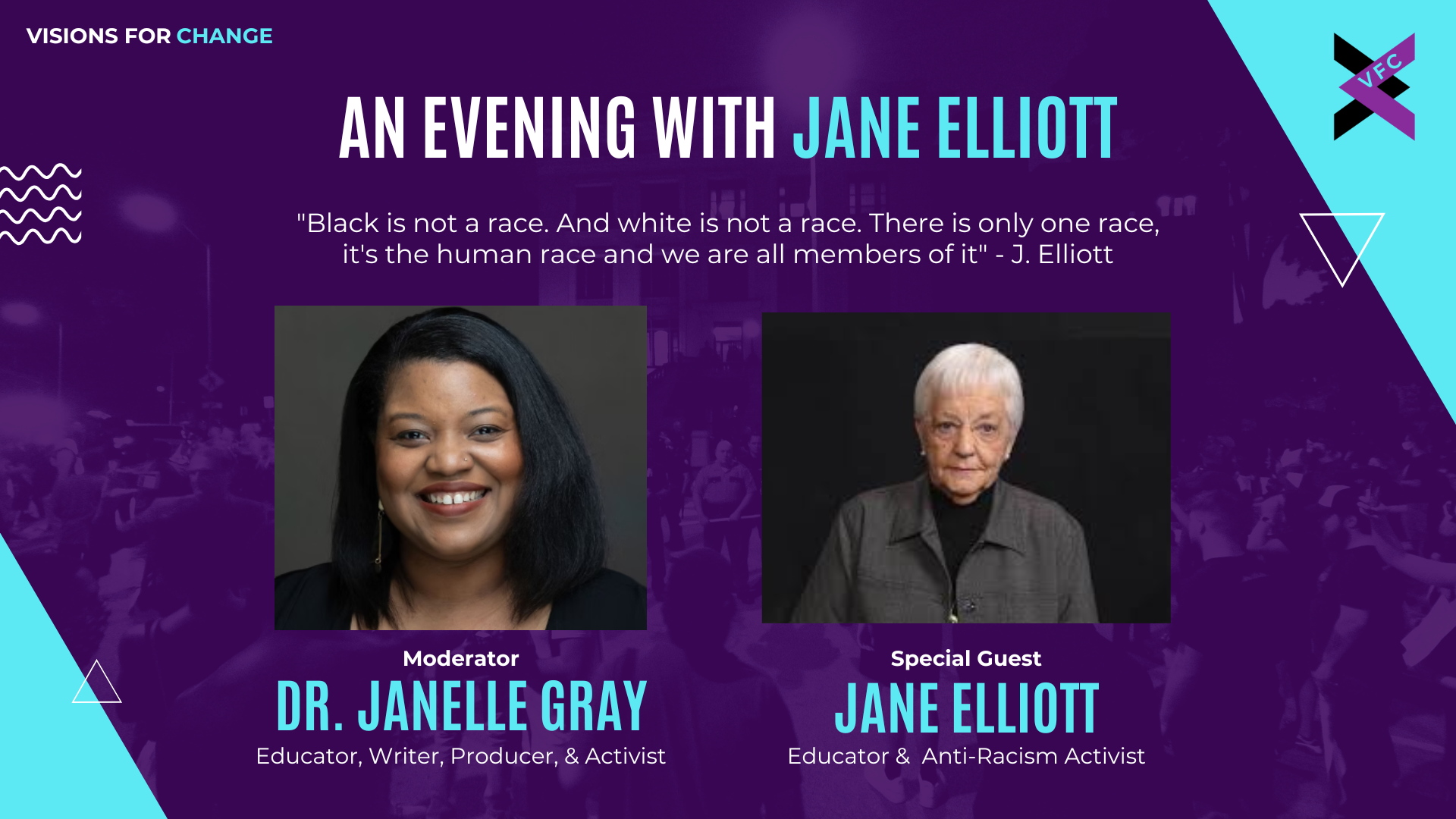 An Evening with Jane Elliott - AT&T Performing Arts Center