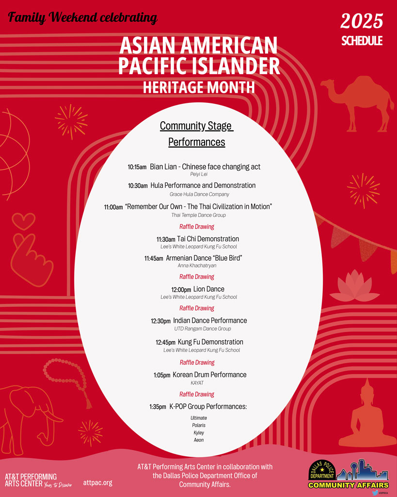 AAPI Heritage Month Family Weekend 2025 - AT&T Performing Arts Center